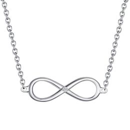 Lulu & Jane LULU & JANE Damen Kette mit Anh&auml;nger "LJ429", 50cm + 5cm,mit Diamanten, Diamantensilber, Diamanten, Halsketten, Sterling Silber