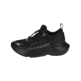Steve Madden Damen Sneaker "Steve Madden Sneaker Lederimitat/Mesh", Gr. 40, schwarz, Lederimitat, Textil, Schuhe