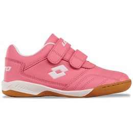 Lotto Kinder Hallenschuh, Gr. 40, pink, Synthetik, mehrfarbig, Schuhe, - mit nicht-f&auml;rbender Sohle
