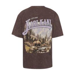 Karl Kani Herren T-Shirt "Karl Kani Herren"braun, Gr. S, bedruckt, 100% Baumwolle, Shirts