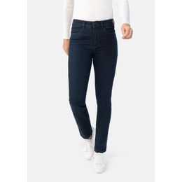 STOOKER WOMEN Damen 5-Pocket-Jeans "Milano Denim Basic Magic Shape Fit Jeans", blau, Gr. 50, Denim/Jeans, 81% Baumwolle, 17% Polyester, 2% Elasthan,