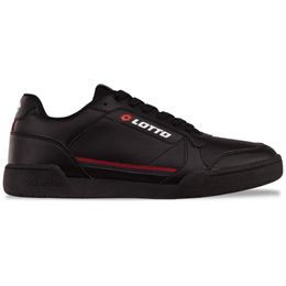Lotto Damen Sneaker, Gr. 40, rot, Kunstfaser, Synthetik, clean, Schuhe, - besonders vielseitig zu kombinieren