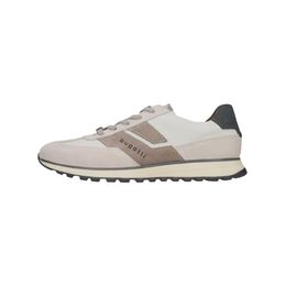 Bugatti Herren Sneaker "Bugatti Sneaker Leder", Gr. 44grau, wei&szlig;, Leder, Schuhe