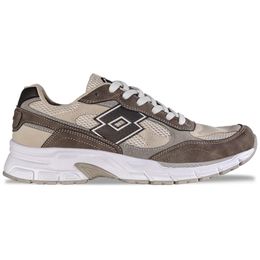 Lotto Damen Sneaker, Gr. 40, braun, Kunstfaser, Synthetik, Schuhe, - mit Flexkerben f&uuml;r nat&uuml;rlichen Bewegungsablauf