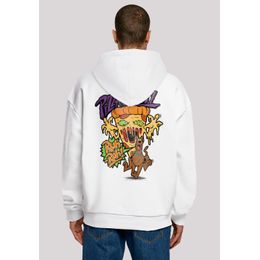 F4NT4STIC Herren Kapuzenpullover "Scooby Doo Pizza Ghost", wei&szlig;, Gr. S, Obermaterial: 100% Baumwolle, Pullover, Print