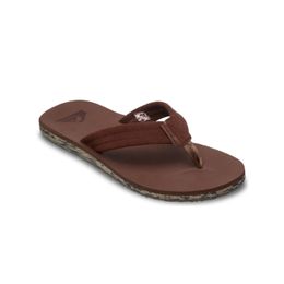 Quiksilver Herren Sandale "Carver Suede Recycled", Gr. 6, braun, Obermaterial: 94% Wildleder/6% Textil-Nylon, Futter: 100% Wildleder, Laufsohle: 100%