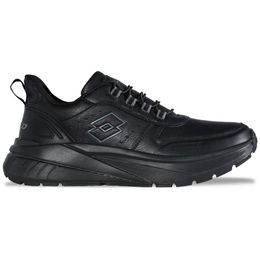 Lotto Damen Sneaker, Gr. 44, schwarz, Synthetik, Schuhe, - ohne B&uuml;cken und Schn&uuml;ren