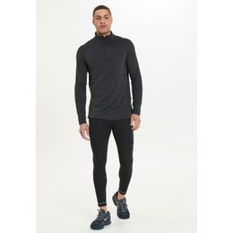 ELITE LAB Herren Lauftights "Run Elite X1", schwarz, Gr. S, unifarben, 90% Polyester, 10% Elasthan, Hosen, mit sch&uuml;tzenden Windblocker-Eins&auml;tzen