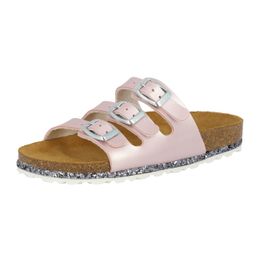 Lico Kinder Pantolette "Pantolette Bioline Sensation", Gr. 30, rosa, Synthetik, Schuhe