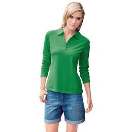 Damen Poloshirt "Poloshirt", gr&uuml;n, Gr. 38, B.C. Best Connections by Heine, unifarben, 95% Baumwolle, 5% Elasthan, Shirts