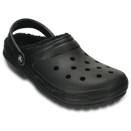 Crocs Herren Hausschuh "Classic Lined Clog", Gr. 37, schwarz, Croslite , Schuhe, Gartenclog, Schlappen, Clog, mit kuscheligem Fellimitat