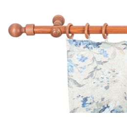 Gardinenstange SN DECO GROUP, L:360cm, braun, Holzwerkstoff, Gardinenstangen, "Giro", 28 mm, Holz, verschiedenen L&auml;ngen und Farbe, Komplettset