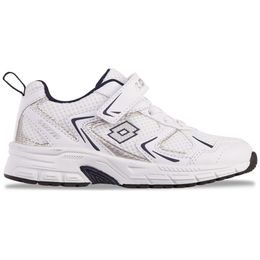 Lotto Kinder Sneaker, Gr. 31, blau, Kunstfaser, Synthetik, metallic, Schuhe, - ohne Schn&uuml;ren: mit Elastiksenkeln