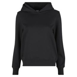 Kapuzensweatshirt Urban Classics "Urban Classics Ladies Regular Hoodie", Damen, Gr. L, schwarz, 100% Baumwolle, unifarben, Sweatshirts
