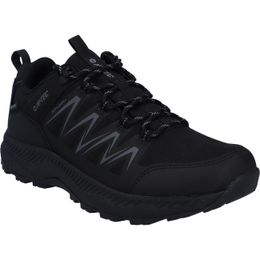 Hi-Tec Herren Wanderschuh "Hi-Tec-Schuhe Stealth Low WP", Gr. 40, schwarz-wei&szlig;, TEXTIL/EVA, Schuhe