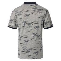 Casamoda Herren Poloshirt "Casamoda Polo-Shirt Print", gr&uuml;n, Gr. L, 100% Baumwolle, Shirts