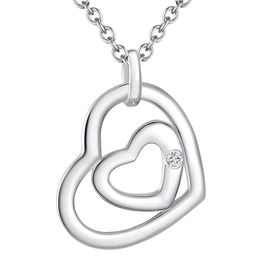 Lulu & Jane LULU & JANE Damen Kette mit Anh&auml;nger "LJ339", 40cm+5cm,mit Diamanten, Diamantensilber, Diamanten, Halsketten, Sterling Silber
