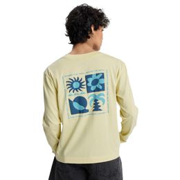 Quiksilver Damen Langarmshirt "Standard", beige, Gr. L, Obermaterial: 100% Baumwolle., Shirts