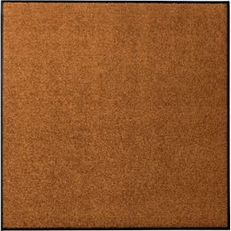 Fu&szlig;matte Salonloewe, B:85cm H:7mm L:85cm, braun, Polyamid, Au&szlig;enbereich, Teppiche