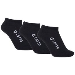 Lotto Damen Socken, Gr. 39, schwarz, Baumwollmischung, Jacquard, Socken, - f&uuml;r alle sportlichen Aktitivit&auml;ten
