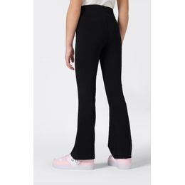 Champion Kinder Jazzpants "ICONS Jazz Pants", schwarz, Gr. S, Obermaterial: 90% Baumwolle, 10% Elasthan, Hosen, Jazzpants-Form, f&uuml;r Sportmode, aus