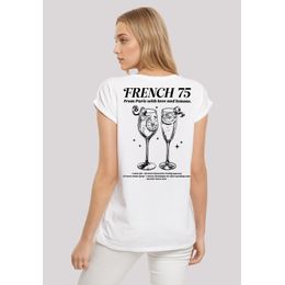 F4NT4STIC Damen T-Shirt "French 75 From Paris With Love", wei&szlig;, Gr. M, Obermaterial: 100% Baumwolle, Shirts, Premium Qualit&auml;t