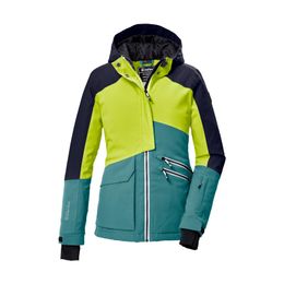 Killtec M&auml;dchen Skijacke "KSW 405 GRLS SKI JCKT", gr&uuml;n, Gr. 176, Oberstoff: 100% Polyester, Futter: 100% Polyester, Wattierung: 100% Polyester, Jacken