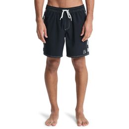 Quiksilver Herren Boardshorts "Original Arch Volley 17"", schwarz-wei&szlig;, Gr. L, Obermaterial: 92% Polyester, 8% Elasthan., Hosen