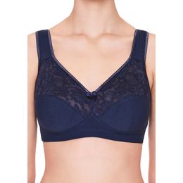 SuSa Damen B&uuml;gelloser BH "Basic", Gr. 105, rot, Spitze, Obermaterial: 76% Baumwolle, 18% Polyamid, 6% Elasthan, Basic, BHs, Spitze, gen&auml;hte Cups,