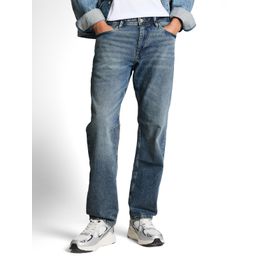 Herren 5-Pocket-Jeans, blau, Gr. 34, Tom Tailor Denim, unifarben, Denim/Jeans, Obermaterial: 100% Baumwolle. Futter: 65% Polyester, 35% Baumwolle,