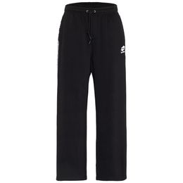 Lotto Herren Sweathoseschwarz, Gr. S, unifarben, 80% Cotton, 20% Polyester, Hosen, - im Retrodesign (Calcio '93)