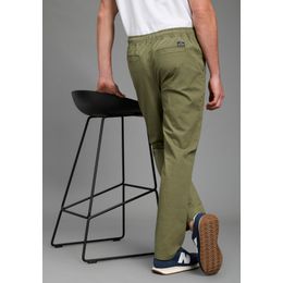 Bruno Banani Herren Schlupfhose, gr&uuml;n, Gr. XXXL, unifarben, Web, Obermaterial: 98% Baumwolle, 2% Elasthan, Hosen, bequem und angesagt