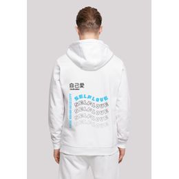 F4NT4STIC Herren Kapuzenpullover "Self Love Back HOODIE", wei&szlig;, Gr. S, Obermaterial: 50% Baumwolle, 50% Polyester, Pullover, Print