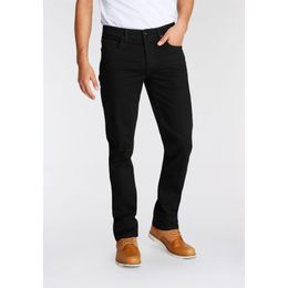 AJC Herren Straight-Jeans, schwarz, Gr. 30, unifarben, Denim/Jeans, Obermaterial: 98% Baumwolle, 2% Elasthan, Jeans, gerade geschnitten,