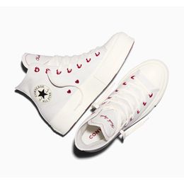 Converse Damen Sneaker "CHUCK TAYLOR ALL STAR LIFT", Gr. 42,5vintage wei&szlig;, egret, days ahead, Textil, Schuhe, Valentine, Love Edition
