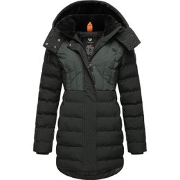 Ragwear Damen Winterjacke "Ashanta Block", gr&uuml;n, Gr. XXL, Au&szlig;enmaterial: 100% Polyester; Innenfutter: 100% Polyester; Wattierung: 100% Polyester,