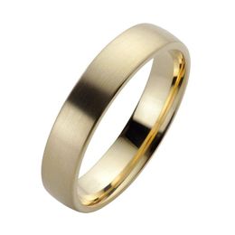 Firetti Damen Trauring "Schmuck Geschenk Gold 585 Hochzeit Ehering Trauring "LIEBE" Sterne", 17,5, ohne Brillanten, Gelbgold 585, 5mm, gold, Gelbgold