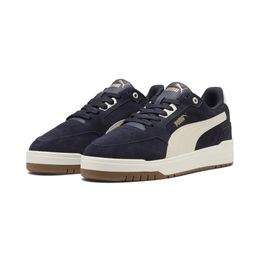 Sneaker Puma "Shuffle Downtown Sneakers Erwachsene", Herren, Gr. 38, new navy alpine snow blau wei&szlig;, Obermaterial: Textil, Synthetik, Kuhleder; Futter: Textil; Innensohle: Textil; Laufsohle: Gummi, Schuhe Sneaker