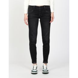 Gang Damen Relax-fit-Jeans "Gang Jeans Relaxed Fit 94GERDA", schwarz, Gr. 25, Denim/Jeans, 97% Baumwolle, 3% Elasthan, Jeans