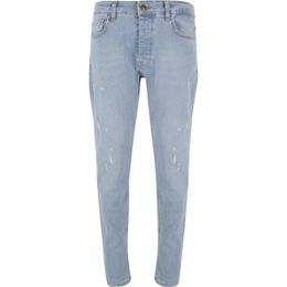 2Y Premium Herren Bequeme Jeans "2Y Premium Herren 2Y Tapered Fit Jeans"blau, Gr. 30, unifarben, 97% Baumwolle, 3% Elasthan, Jeans