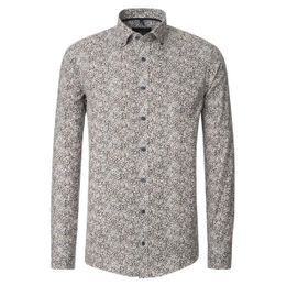 Casamoda Herren Langarmhemd "Casamoda Freizeithemd Langarm Print", rot, Gr. XXXL, bedruckt, 100% Baumwolle, Hemden