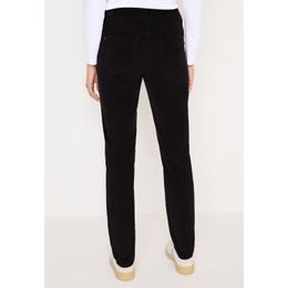 Cecil Damen Cordhose, schwarz, Gr. 34, unifarben, Cord, 98% Baumwolle, 2% Elasthan, Hosen, Middle Waist