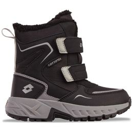 Lotto M&auml;dchen Klettboot, Gr. 33, schwarz, Synthetik, mehrfarbig, Schuhe, - wasserdicht, windabweisend & atmungsaktiv