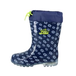 Lico Kinder Gummistiefel "Stiefel Power Blinky", Gr. 34, blau, Synthetik, Schuhe