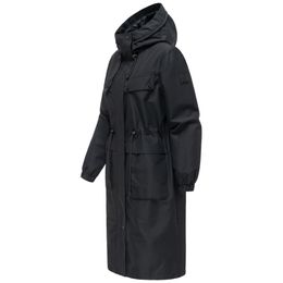 Navahoo Damen Langmantel "Kirschwind 14"schwarz, Gr. XL, Obermaterial: 100% Polyester. Innenfutter: 100% Polyester. &Auml;rmelfutter: 100% Polyester,