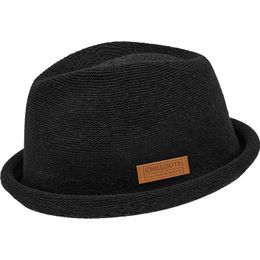 Chillouts Herren Trilby "Tocoa Hat", schwarz, Gr. L, unifarben, Feinstrick, Kunstfaser, H&uuml;te, schnelltrocknend, langlebig, Formbest&auml;ndig