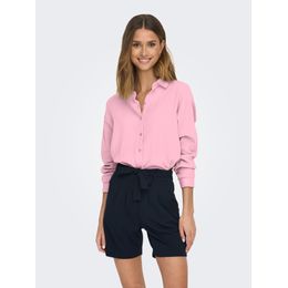 Jacqueline de Yong JDY Damen Hemdbluse "JDYTHEIS LIFE L/S LOOSE SHIRT WVN NOOS"fairy tale, Gr. M, unifarben, Web, Obermaterial: 100% Baumwolle, Blusen, Baumwolle,