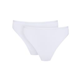 Mey Damen Jazz-Pants Slips "Pure Sense", Gr. S, wei&szlig;, Feinripp, Obermaterial: 50% Viskose, 46% Polyamid, 4% Elasthan, Unterhosen, mit hohem