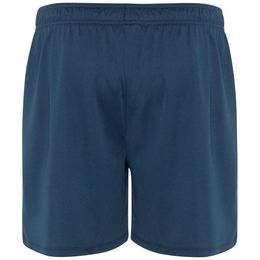 Lotto Herren Trainingsshorts, blau, Gr. XL, unifarben, 100% Polyester, Hosen, - mit dezenter Logostickerei auf dem Bein