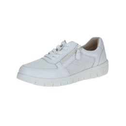 Caprice Damen Sneaker "Caprice Sneaker Leder/Textil", Gr. 41wei&szlig;, Leder, Textil, Schuhe